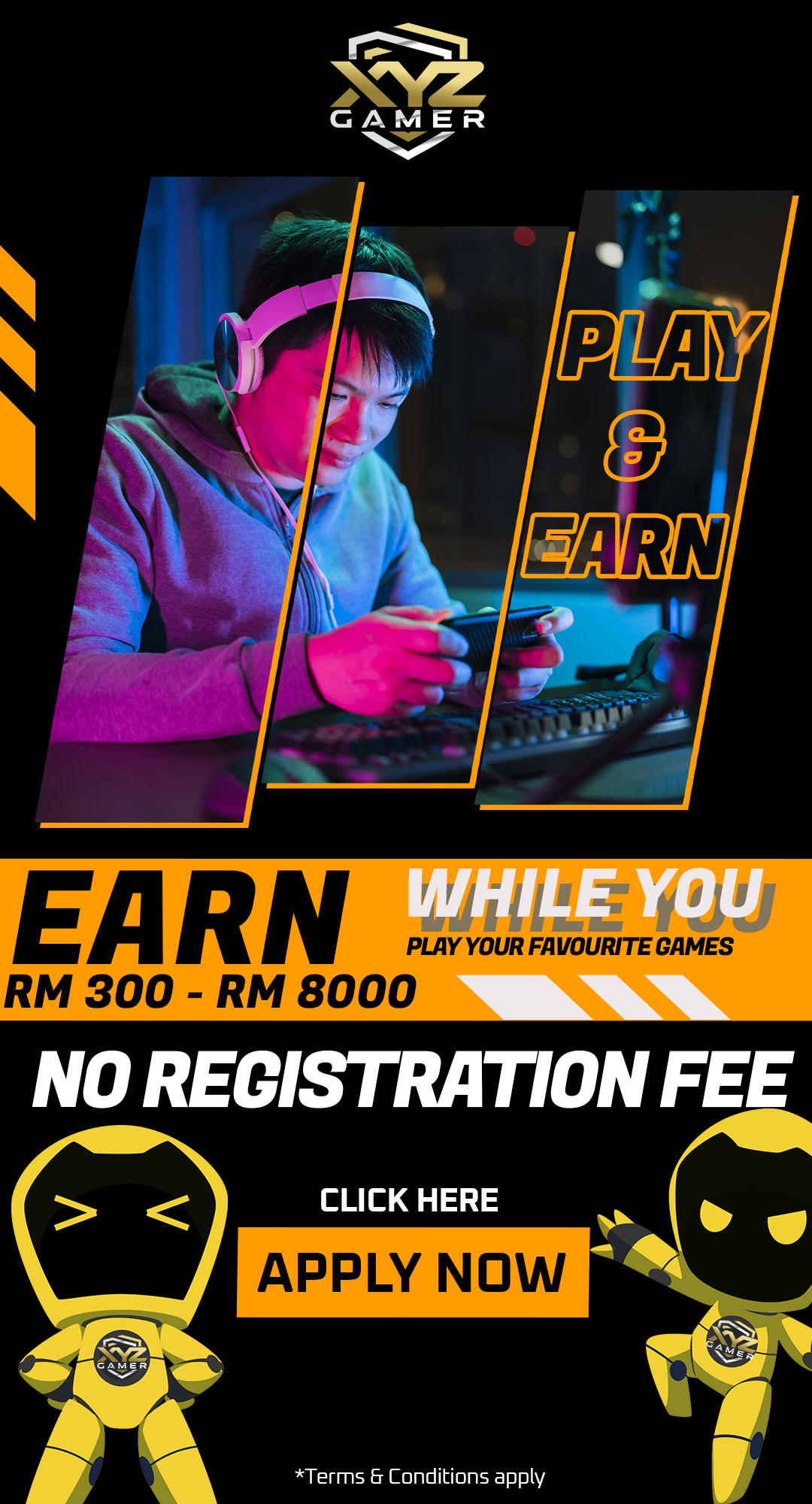 Affiliate Play & Earn | XYZGAMER